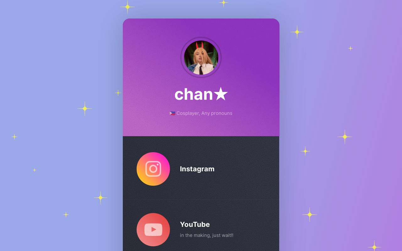 chan's socials and infos